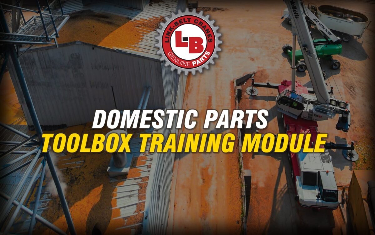 Parts Toolbox How-To - Link-Belt Cranes